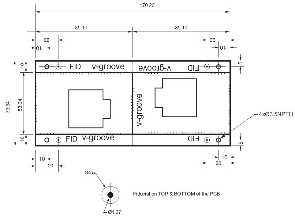 PCB Panel Drawing